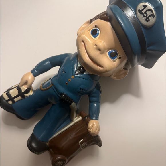 Accents | Vintage Blue Postman Figurine | Poshmark